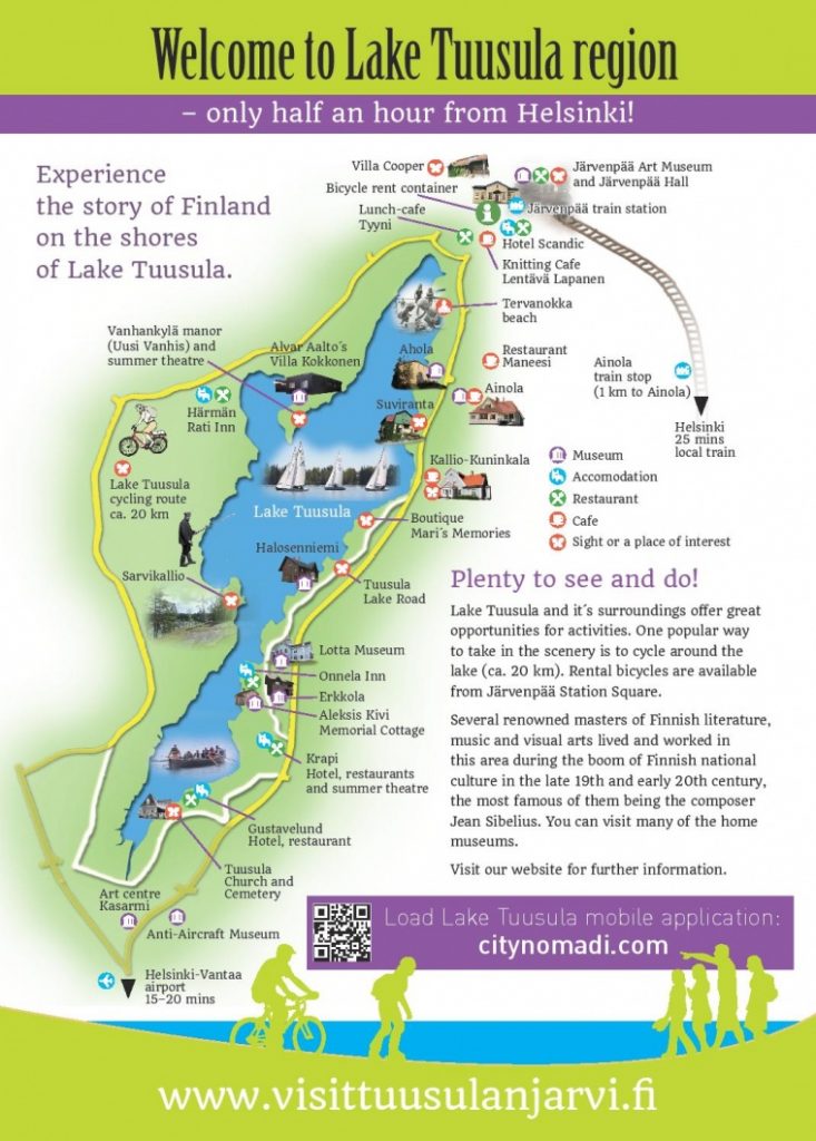Cycling around Lake Tuusula - Visit Tuusulanjärvi
